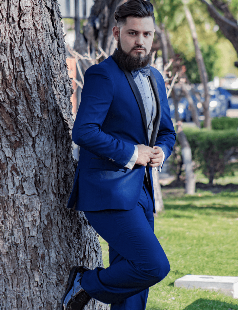 SMOKING MODA AZUL – Deluxe Tuxedo