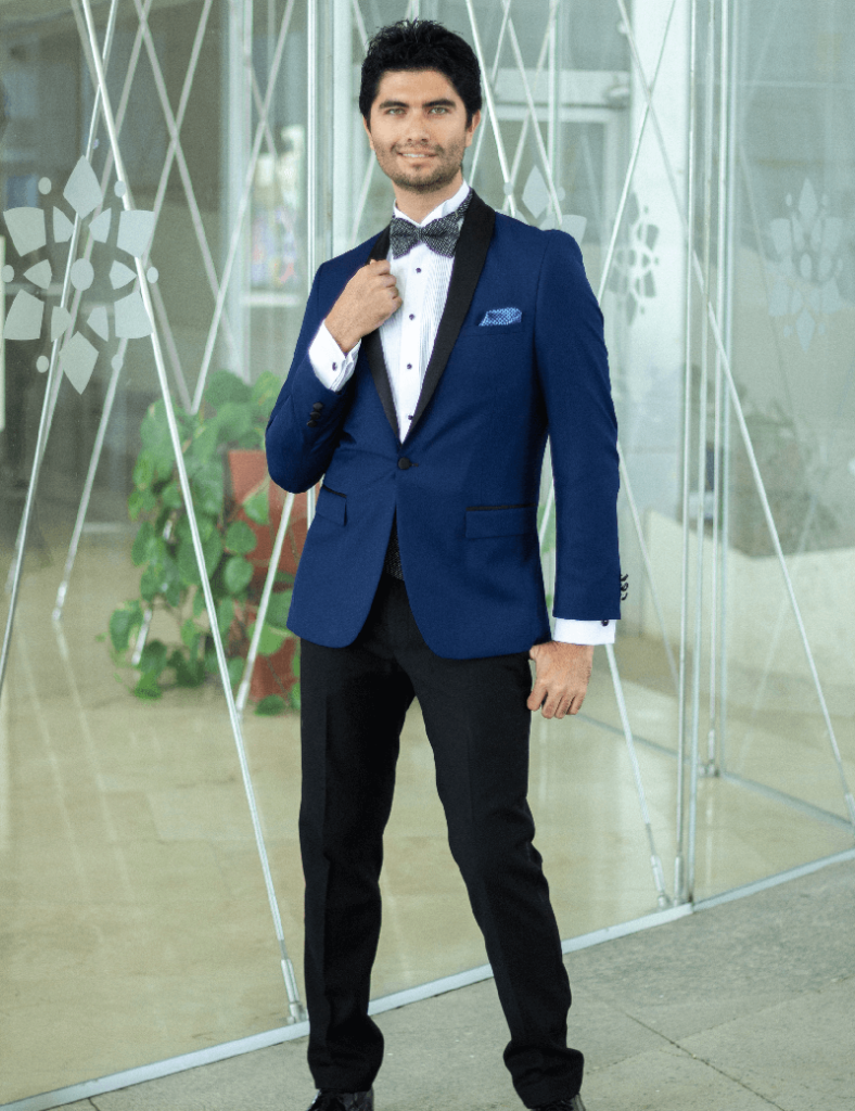 SMOKING MODA AZUL – Deluxe Tuxedo