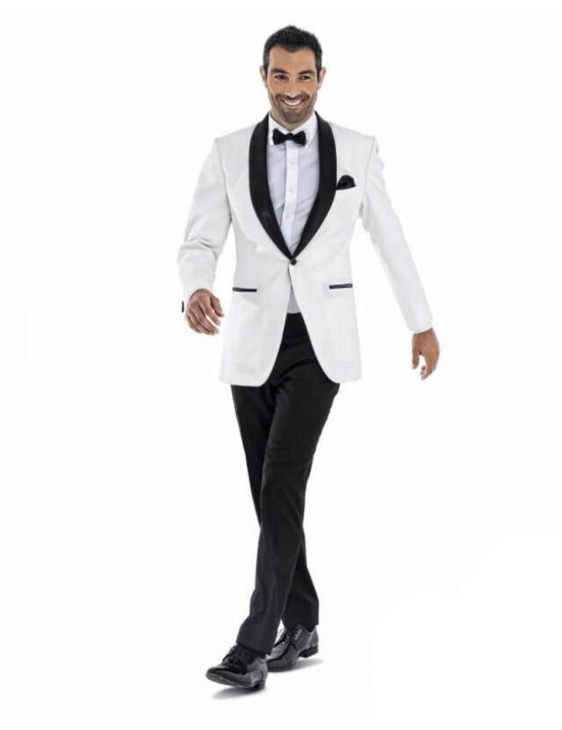 SMOKING MODA BLANCO – Deluxe Tuxedo