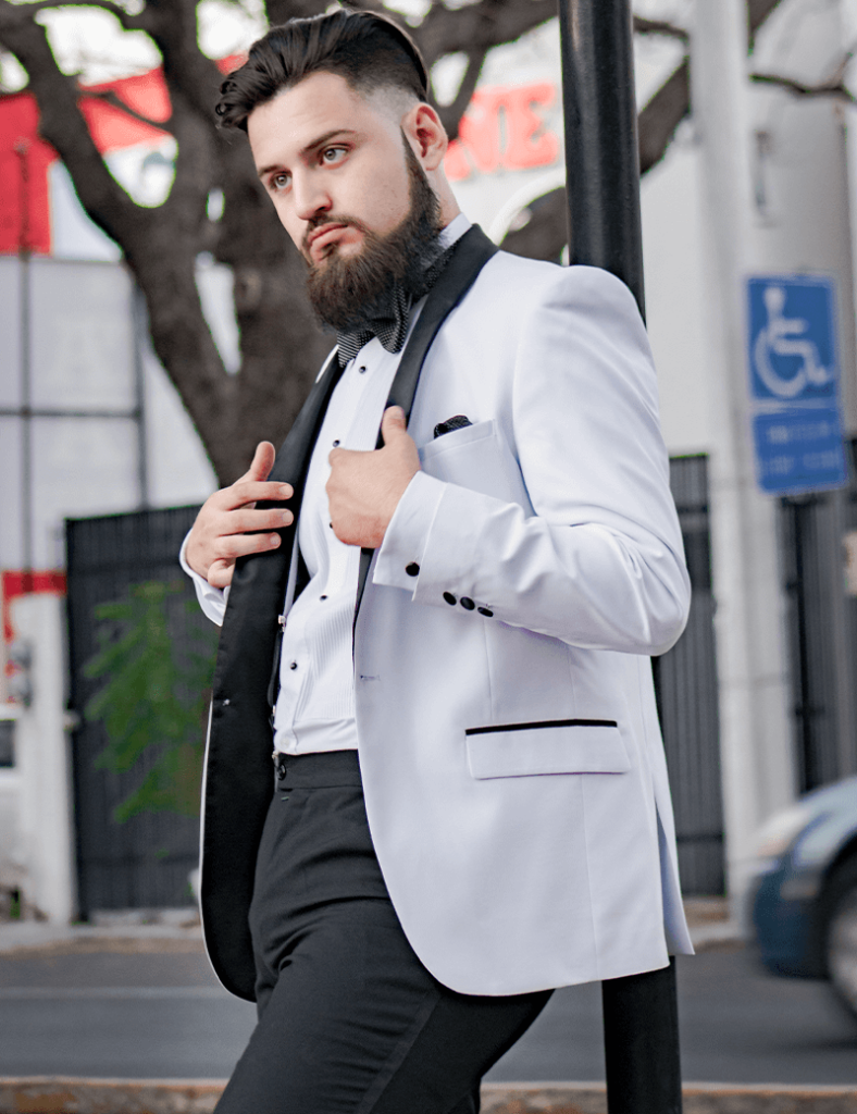 SMOKING MODA BLANCO – Deluxe Tuxedo