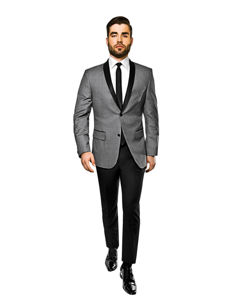 SMOKING MODA GRIS – Deluxe Tuxedo