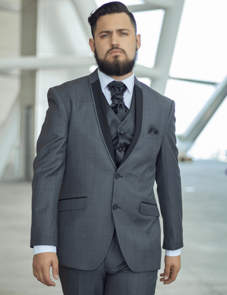 SMOKING MODA GRIS OXFORD – Deluxe Tuxedo