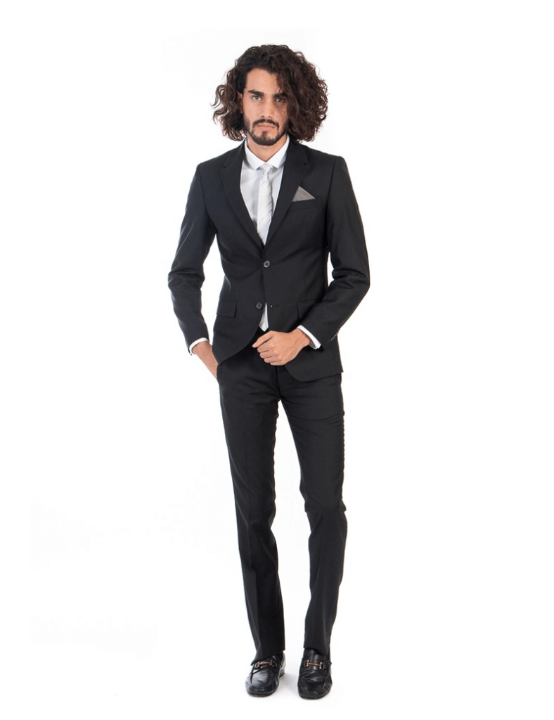 TRAJE NEGRO SUPER SLIM / SLIM FIT – Deluxe Tuxedo
