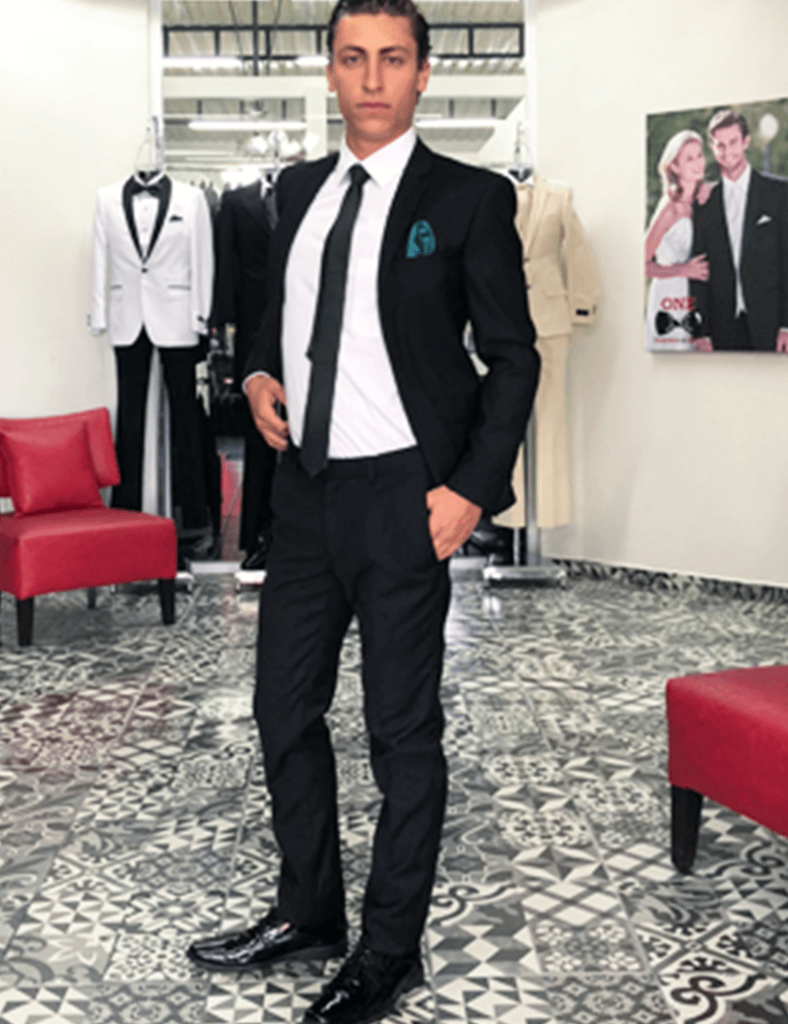 TRAJE NEGRO SUPER SLIM / SLIM FIT – Deluxe Tuxedo