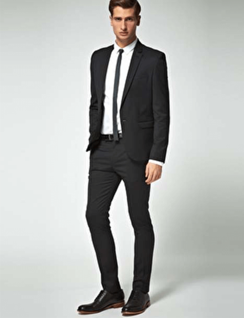 TRAJE NEGRO SKINNY – Deluxe Tuxedo