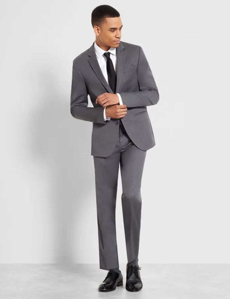 TRAJE GRIS CLARO SLIM FIT – Deluxe Tuxedo