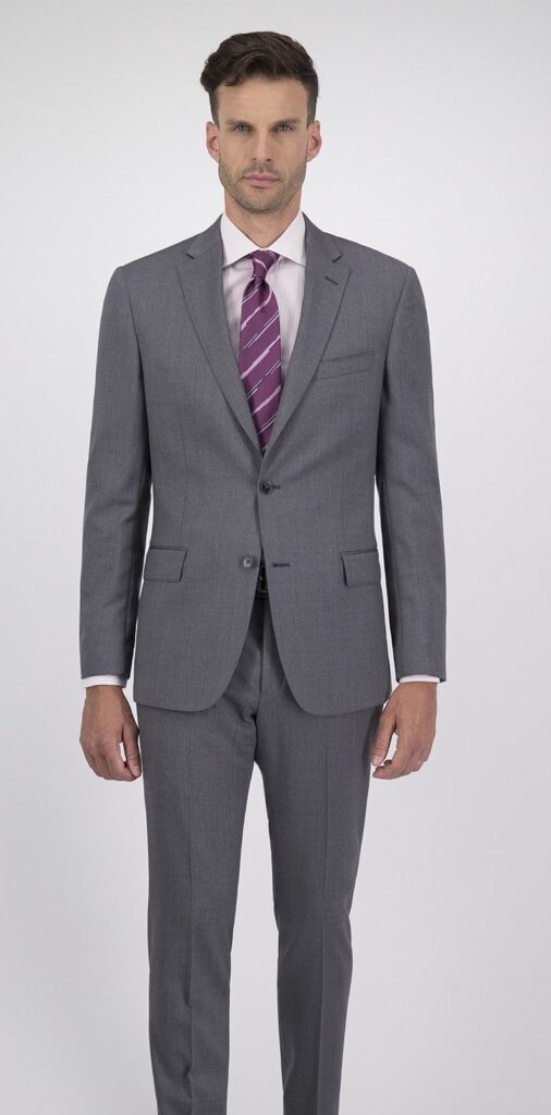 TRAJE GRIS CLARO SLIM FIT – Deluxe Tuxedo